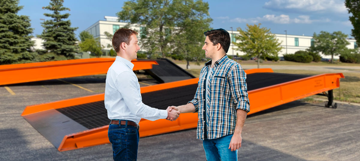 Concrete Loading Dock Ramps vs Portable Steel Yard Ramps - ITz ...